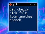 Git Cherry Pick In Vscode A Quick Guide To Mastery