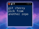 Git Undo Cherry Pick A Simple Guide To Reversing Changes