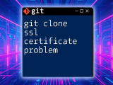 Resolving Git Clone Ssl Certificate Problem Made Simple