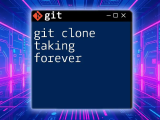Why Is Git Clone Taking Forever Faster Solutions Inside