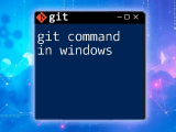 Mastering Git Pull Command Line A Quick Guide