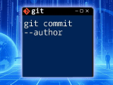 Mastering Git Commit Author For Accurate Attribution