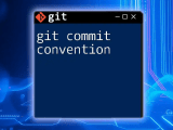 Mastering Git Commit Force A Quick Guide