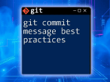 Mastering Git Commit Message Conventions For Clarity