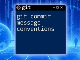 Mastering Git Commit Message Conventions For Clarity