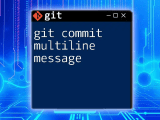 Git Commit Multiple Files A Quick Guide To Mastery