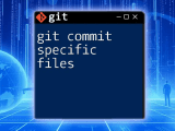 Git Commit Vs Mastering Your Code Changes Effortlessly