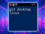 Setting Up Git On Linux A Quickstart Guide