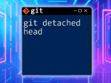 Understanding Git Detached Head A Quick Guide