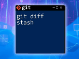 Mastering Git Diff Stash For Effortless Code Management