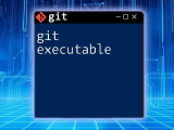 Git Make File Executable A Simple Guide