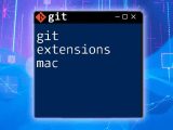 Mastering Git Extensions Quick Commands And Tips