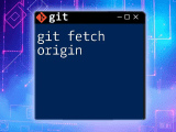Mastering Git Fetch All A Quick Guide To Synchronization