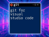 Visual Studio Code With Git Mastering The Basics