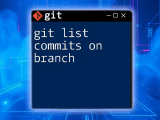Mastering Git First Commit A Quick Guide