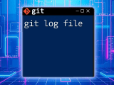 Mastering Git Log File A Quick Guide For All Users