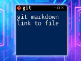 Git Markdown Syntax A Quick And Clear Guide
