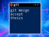 Mastering Git Merge Request A Quick Guide