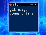 Mastering Git Version Command A Quick Guide