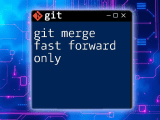 Git Merge Not Fast Forward Made Simple