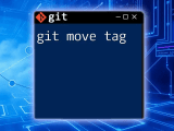 Mastering Git Move Folder A Quick Guide