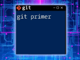 Git Primer Your Quick Guide To Mastering Git Commands