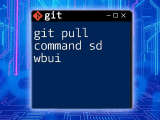 Mastering Git Pull Command Line A Quick Guide