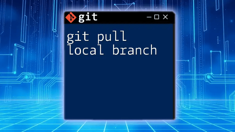 Git Pull Specific Branch A Quick Guide - Light Illustrations - Professional Ultra HD Collection