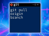 Mastering Git Pull From Github A Quick Guide