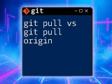 Git Pull Vs Git Pull Origin Unraveling The Mystery