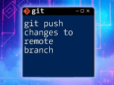 Mastering Git Push Changes A Quick Guide For Beginners