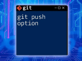 Mastering Git Pull Options A Quick Guide