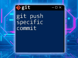 Git Push Specific Commit A Quick Guide To Version Control