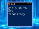 Mastering Git Push To New Repository In Minutes