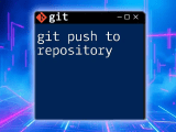 Mastering Git Pull No Rebase A Quick Guide