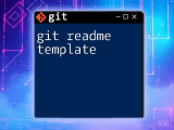 Git Readme Code Block Crafting Clear Instructions