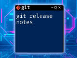 Mastering Git Release Notes A Quick Guide