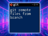 Git Remove Folder From Tracking A Quick Guide