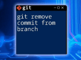 Git Remove Folder From Tracking A Quick Guide