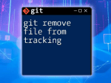 Git Remove File From Tracking A Quick Guide