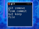Git Remove Previous Commit A Quick Guide