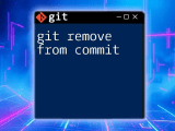 Git Remove Previous Commit A Quick Guide
