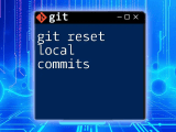 Mastering Git Reset To Specific Commit A Quick Guide