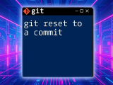 Git Reset To Branch A Quick Guide For Developers