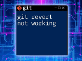 Git Revert No Commit A Quick Guide To Undoing Changes