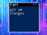 Git Check Changes A Quick Guide To Tracking Modifications