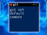 Mastering Git Push Default Your Quick Guide