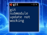Mastering Git Submodule Sync A Simple Guide