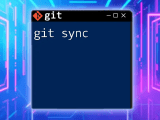 Mastering Git Sync A Quick Guide To Seamless Collaboration