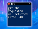Git The Requested Url Returned Error 403 Explained